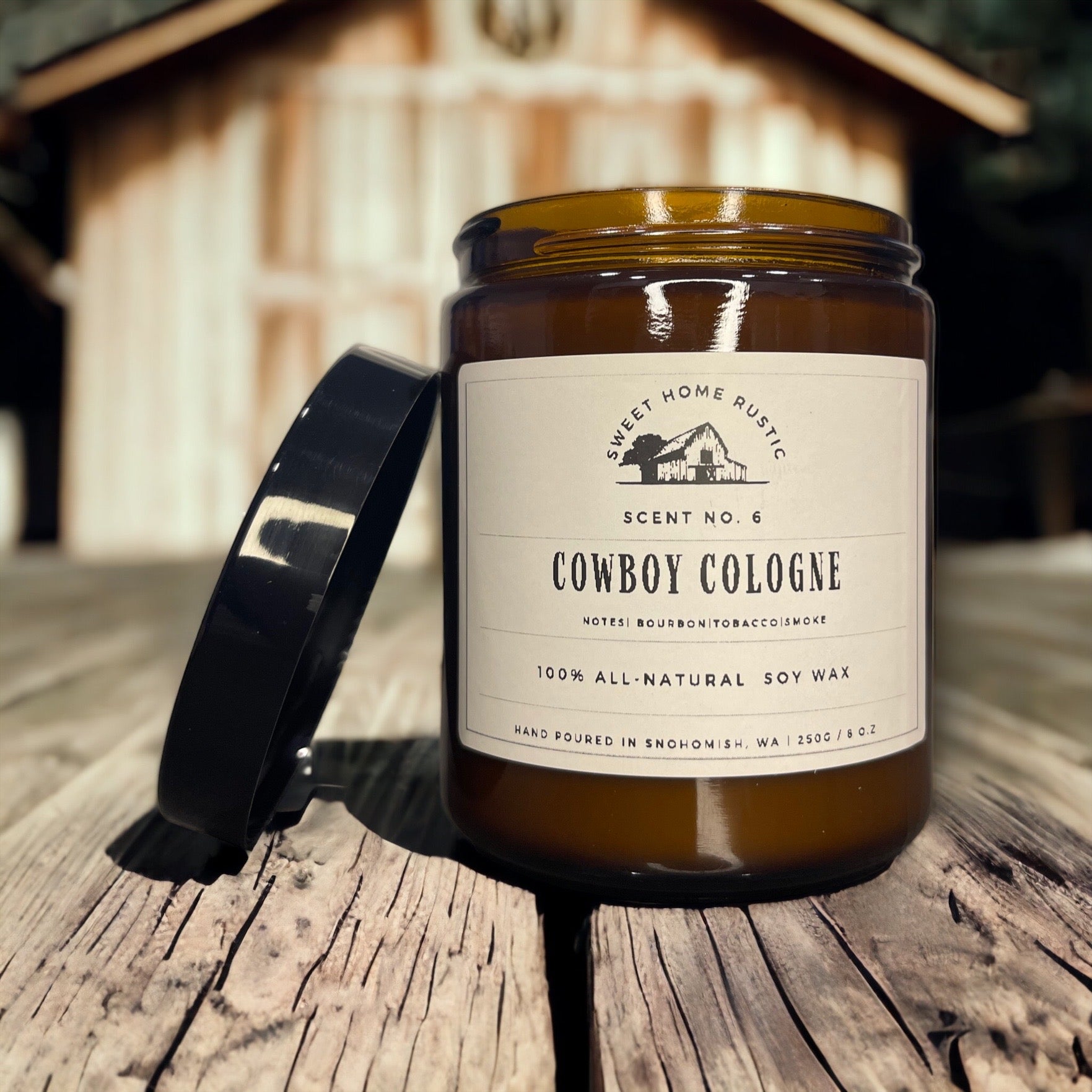 Cowboy Cologne Candle – Sweet Home Rustic